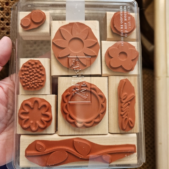 Stampin' Up! | Toys | Stampin Up Petal Pushers Rubber Stamp Set | Poshmark